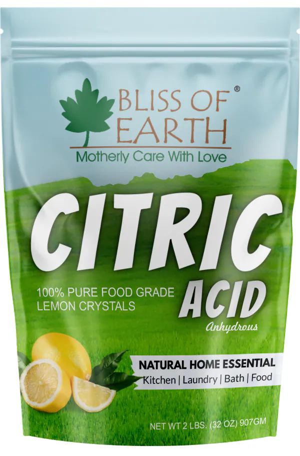 Bliss of Earth Citric Acid 100% Pure Food Grade Lemon Crystals ...
