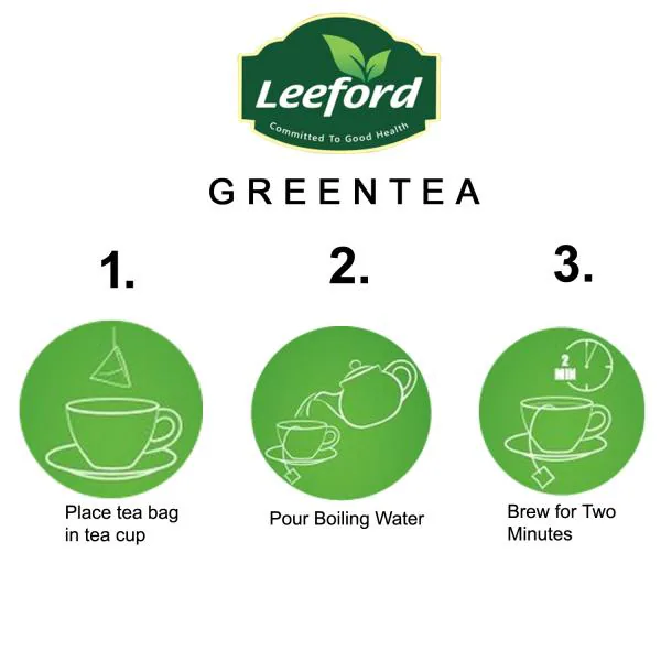 Leeford Exquisite Lemon Green Tea for Weight Loss - with Antioxidants ...