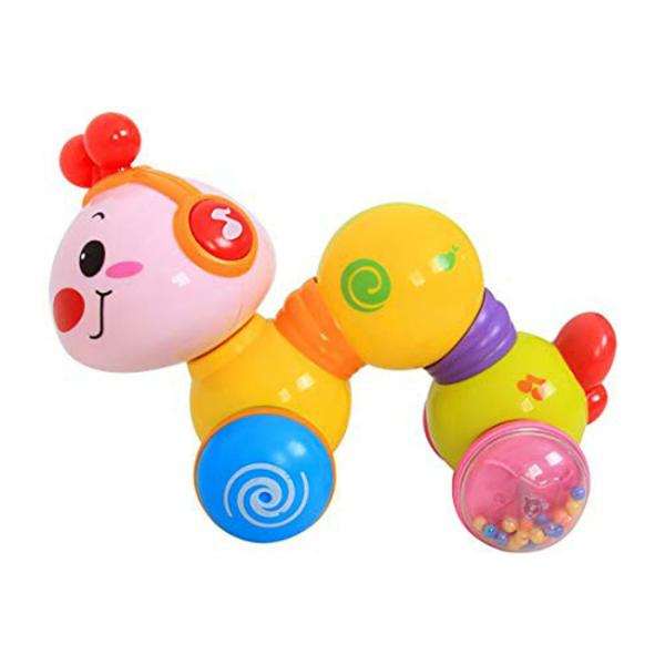 Kiditos Multicolor Musical Inchworm Creeping Worm with Light Twist ...