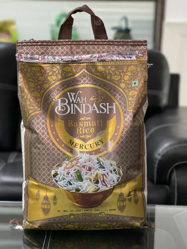 BINDAAS Mercury Steam Basmati Rice (10kg Super Mongra) - JioMart