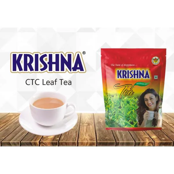 KRISHNA Tea - Dust 1kg Pack Leaf 500g | Assam Tea Leaves | Chai Patti ...