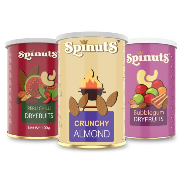 Peru chilli Dryfruits - Crunchy Almond - Bubblegum Dryfruits - JioMart