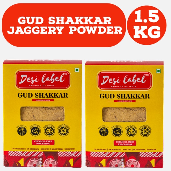 Desi label Organic Jaggery Powder For Tea Coffee Milk | Natural Desi ...