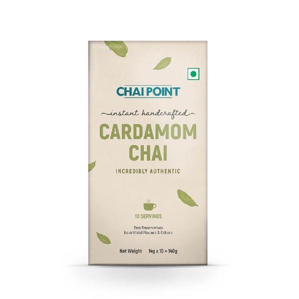 CHAI POINT Instant Tea | Incredibly Authentic | Elaichi Flavor | 10 ...