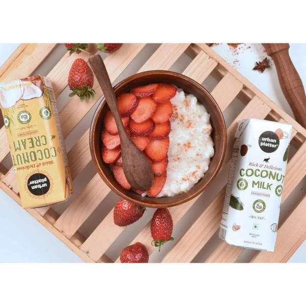 Urban Platter Unsweetened Coconut Cream, 250ml [ Pack of 3 ] - JioMart
