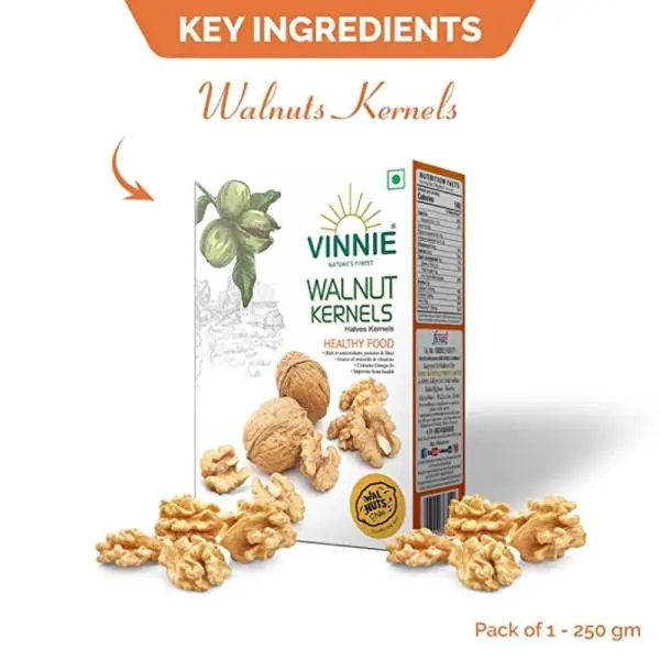 VINNIE WALNUT KERNELS 250 GM PACK OF 4 - JioMart
