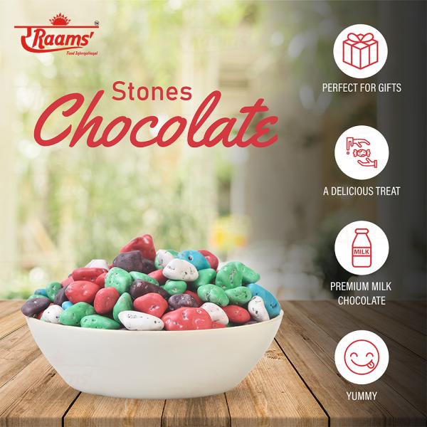 RRAAMS' CHOCOLATE STONES 400GM | MILK STONES CHOCOLATE | CHOCOLATE ...