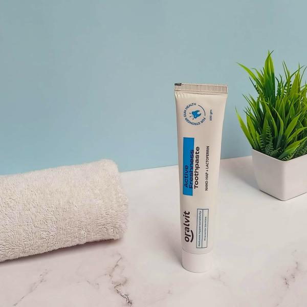 Oralvit Active Freshness Toothpaste With Nanohap And Lactoferrin - JioMart