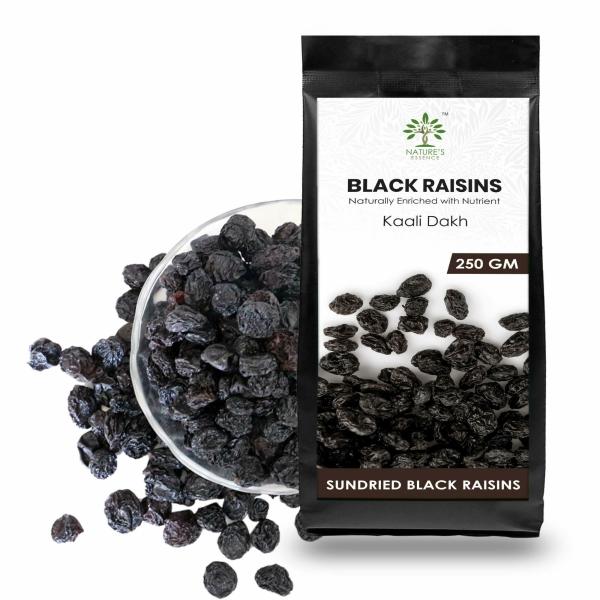 Nature's Essence Black Raisins / Kaali Drakh Daakh Naturally Sun dried ...