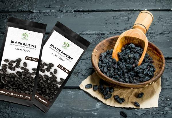 Nature's Essence Black Raisins / Kaali Drakh Daakh Naturally Sun dried ...
