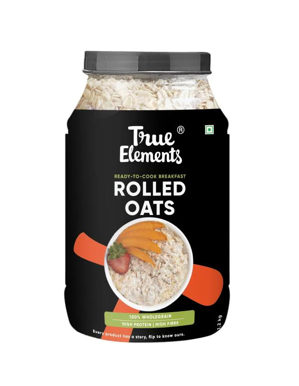 True Elements Rolled Oats 1.2kg - JioMart