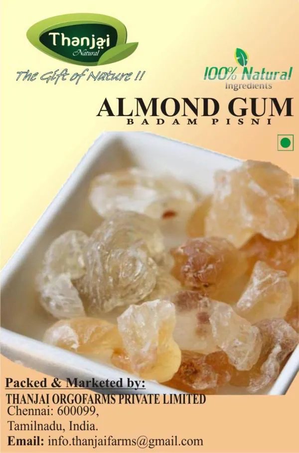 Thanjai Natural Gond Katira 7kg Pouch| Tragacanth Gum| Almond Gum ...