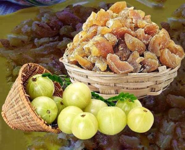 Dried Amla Candy - 100gm, Organic Dry Indian Gooseberry Fruit Mouth ...