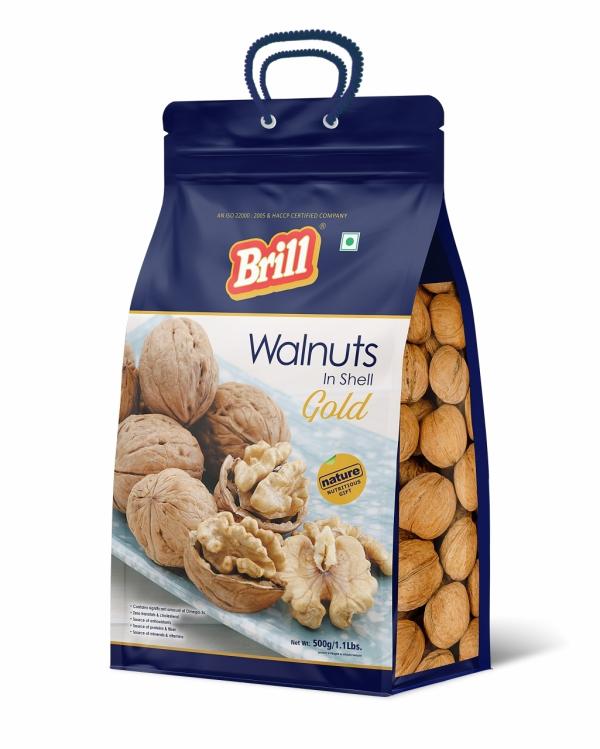 Brill Chile Inshell Walnut 500g - JioMart