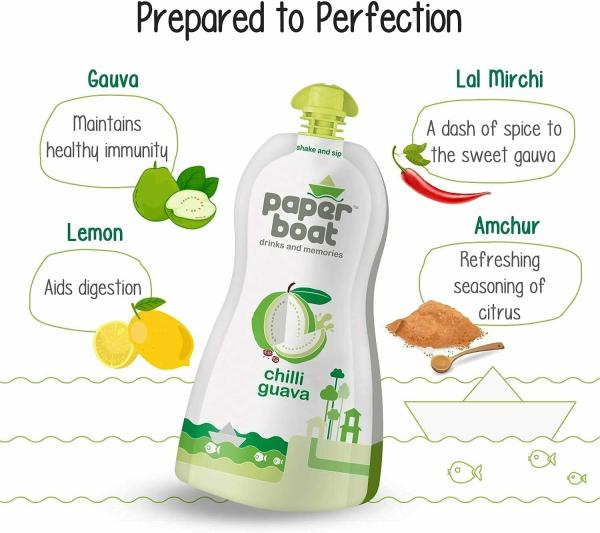 Paper Boat Chilli Guava Juice 200 ml (Pack of 12) - JioMart