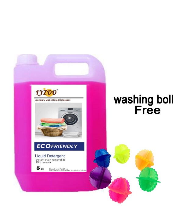 LYZOO Liquid Detergent Booster Removes Stains, Whitens Whites and ...