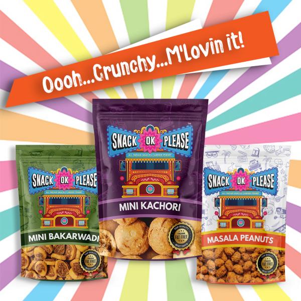 Snack Ok Please - 3-In-1 Crunchy-Munchy Special Combo Pack of 3 - JioMart