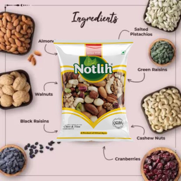 Notlih Mix Purify Dry Fruits 200gm - JioMart