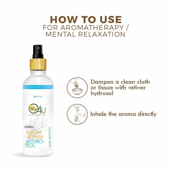 O4U Kochi Vetiver Hydrosol, 200 Ml - JioMart