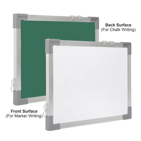 KIVA Non Magnetic Plastic Duster Sliver Border 2x3 Feet Whiteboard With ...