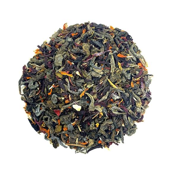 Dancing Leaf Green Tea with Hibiscus & Muskmelon , 100g - JioMart