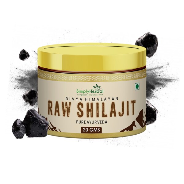 Simply Herbal Divya Himalayan Raw Shilajit Resin For Strength, Power ...