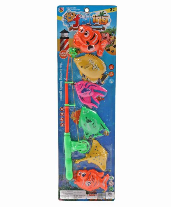 KiddyBuddy - Baby's Little World Fishing Game with Fishing Rod ...