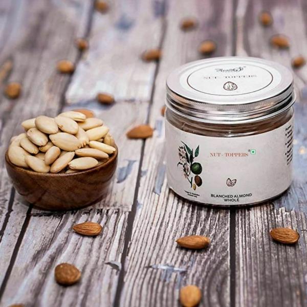 Nut Toppers Blanched Almonds Whole 250g - JioMart