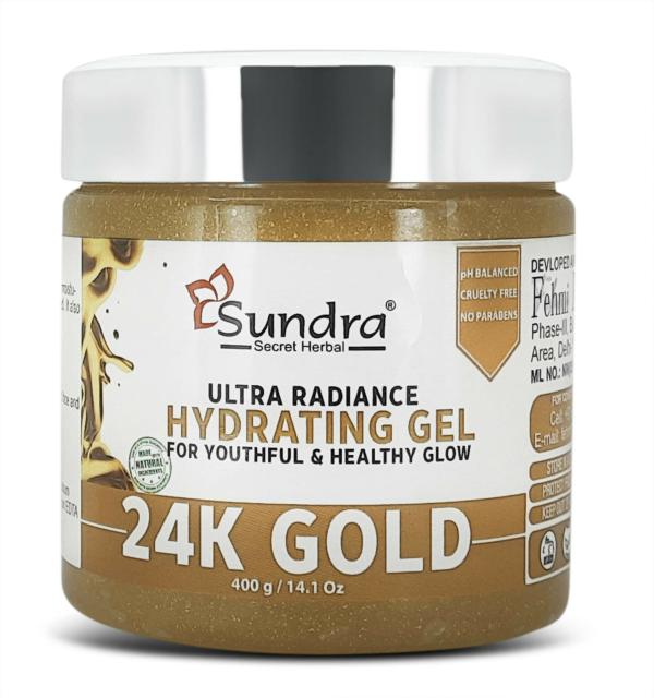 Sundra Secret Herbal 24K Gold Ultra Radiance Hydrating Gel, 400 grams ...