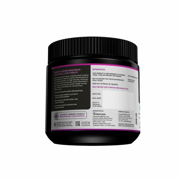 Proburst Creatine Monohydrate Supplement Powder 250 g - JioMart