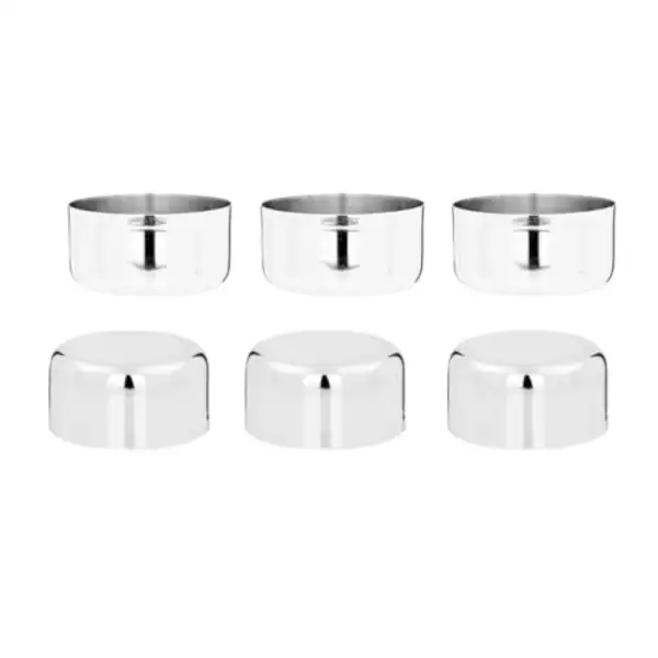 Vinod Stainless Steel Vati / Katori, set of 6 pcs, Capacity 300 ml ...
