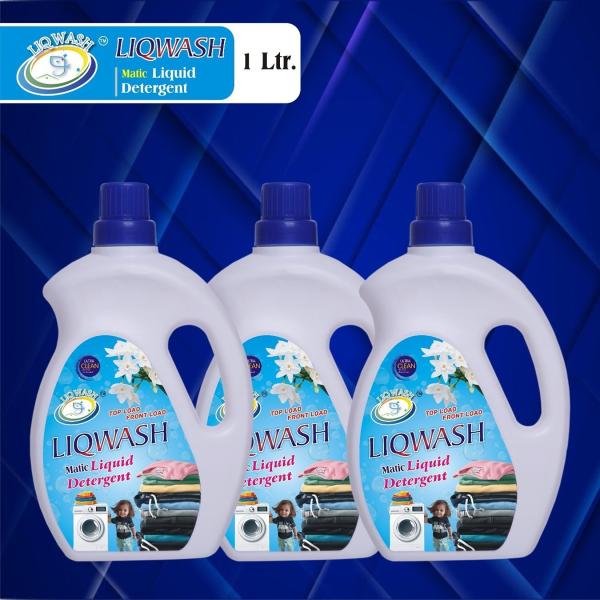 LIQ WASH Matic Liquid Detergent, Suitable for top load and front load ...