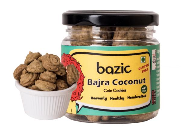 Bazic Bajra Coconut Coin Cookies - JioMart