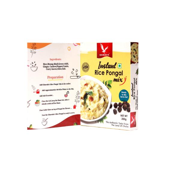 Instant Rice Pongal Mix 200 Grams with 100 % Natural and No Added ...