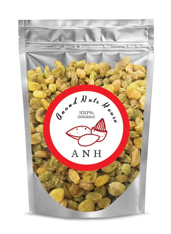ANH Green Raisins (Small Round Kishmish), 1 Kgs (250g x 4) - JioMart