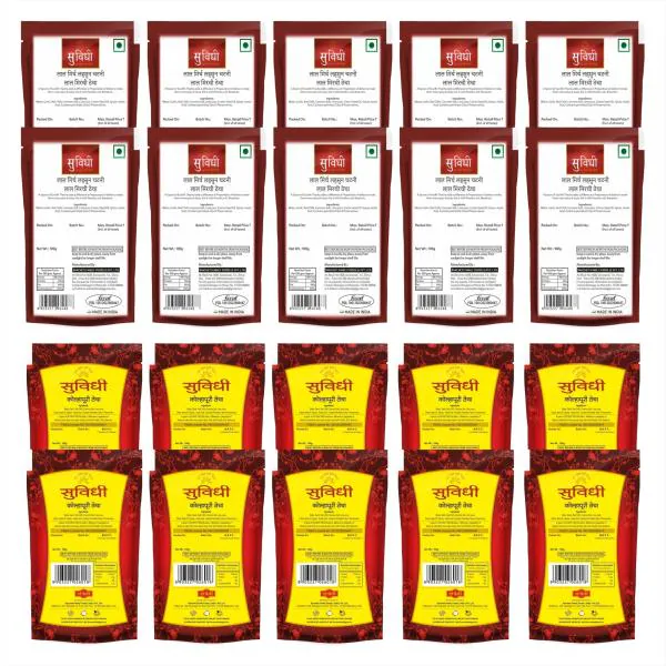 suvidhi Red Chilli Thecha (Pack of 6), Kolhapuri Thecha (Pack of 6) in ...