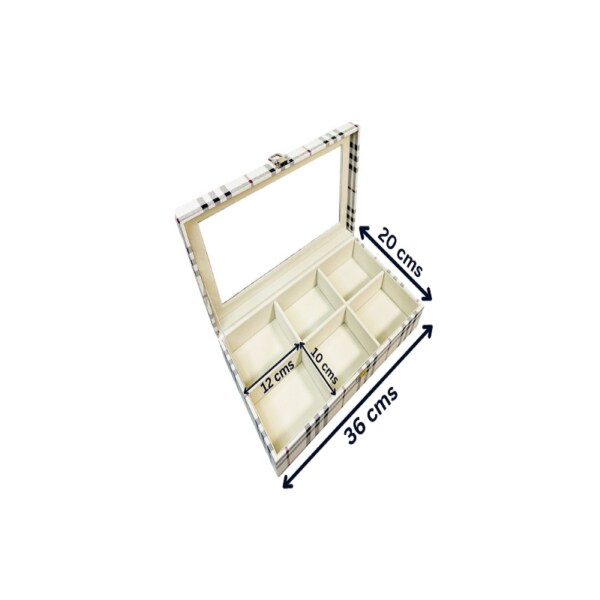 La Trove Wood Case for 6 Pocket Open Belts and Accessories Storage ...