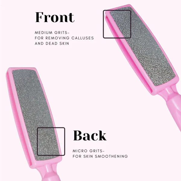 TRITON Professional Double Sided Round Handle Lazer Plate Foot Scraper ...