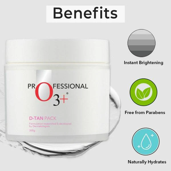 O3+ D-Tan Pack for Instant Tan Removal & Sun Damage Protection Infused ...