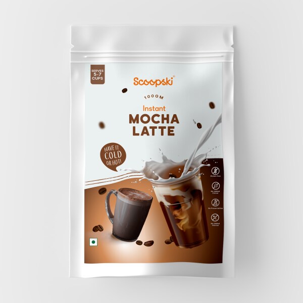 Scoopski Instant Mocha Latte Powder 250 gm - JioMart