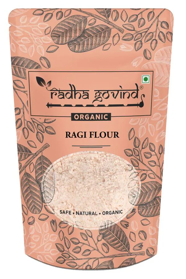 Radha Govind Organic Ragi Flour | Finger Millet Flour | Nachni Atta ...