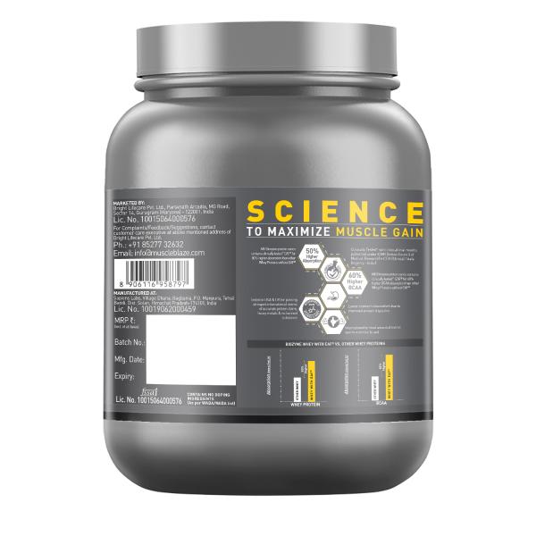 MuscleBlaze Biozyme Performance Whey Protein Powder, (Informed Choice ...