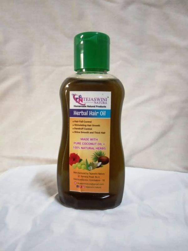 Tejaswini natura Herbal hair oil with 10+ ingredients 100 ml - JioMart