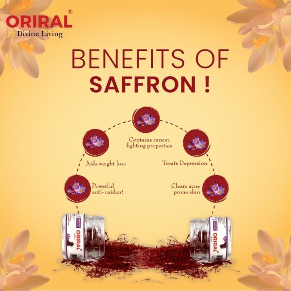 Original Kashmiri Mogra Kesar - 1G | Kashmir Whole Saffron Threads | Grade A+++ - JioMart