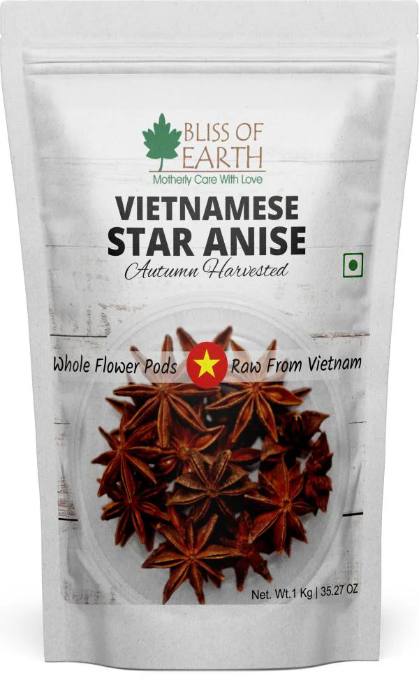 Bliss of Earth Vietnamese Star Anise 1kg Whole Spices, Chakri Phool ...