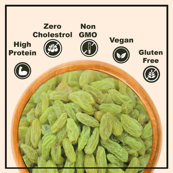 Wonderland Foods Plain Raisins Kishmish 1Kg (500g X 2) - JioMart