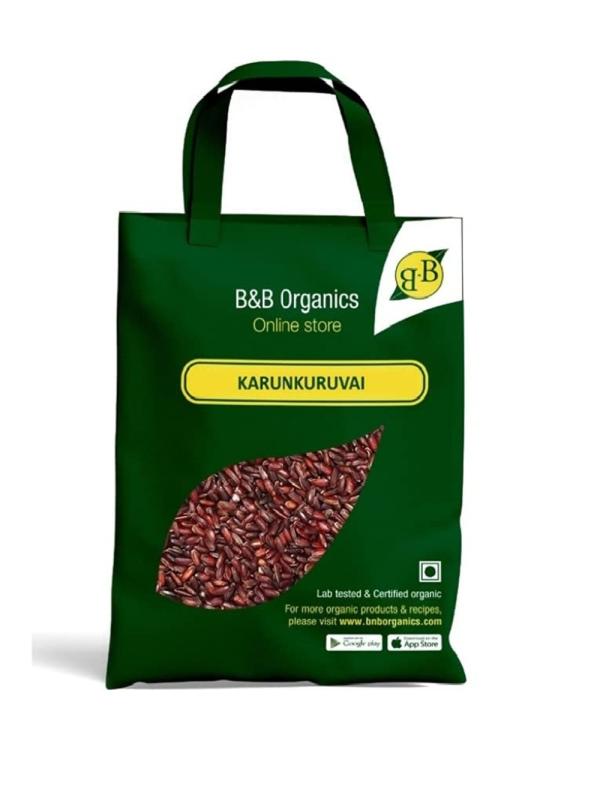 B&B Organics Karunkuruvai Red Rice (15 kg) (Karunguruvai Rice ...