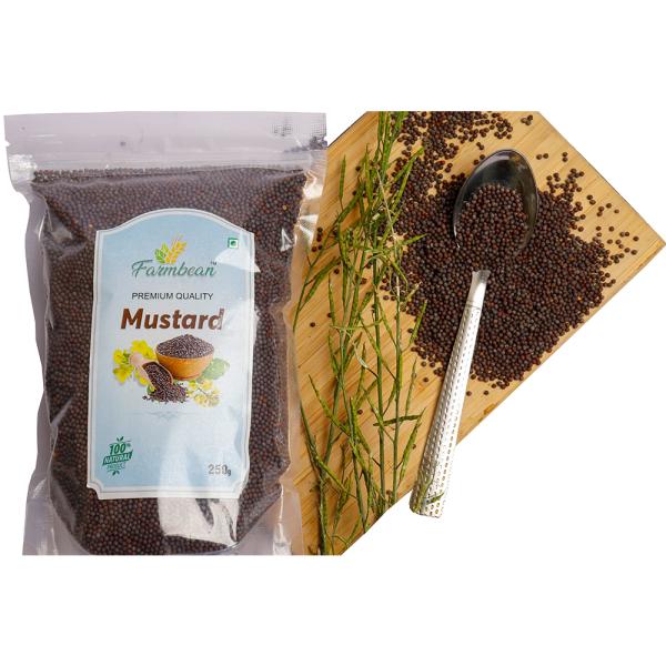 Farmbean Natural Mustard Seeds1kg | Sarso seed | Whole Rai | Whole ...