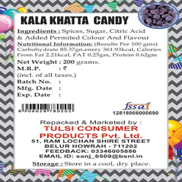 tulsi chamria Products Kala Khatta, Orange, Mix Fruit and Mint Candy ...