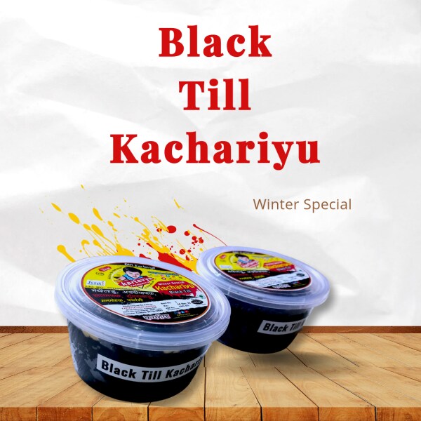 OM Kartavya BLACK TILL KACHARIYU (Kale Til Ka Kachariya) 1. Kg Sesame ...